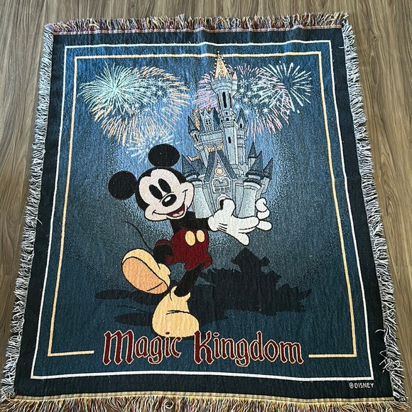 Disney | Bedding | Disney Magic Kingdom Blanketrug | Poshmark